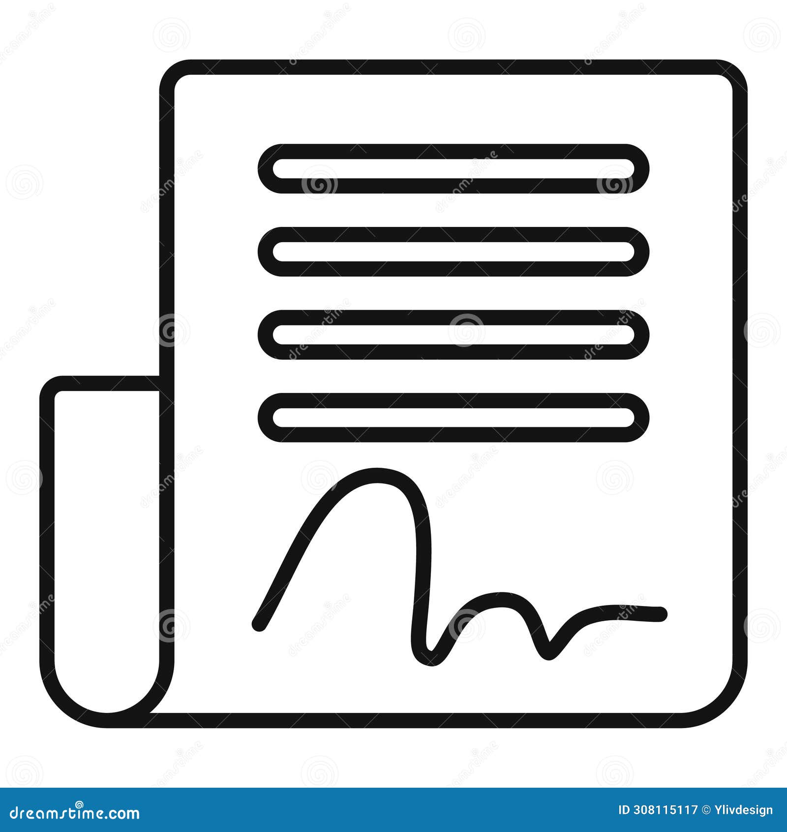 Scanner Paper Check Icon Outline Vector. Detect Privacy Stock Vector ...