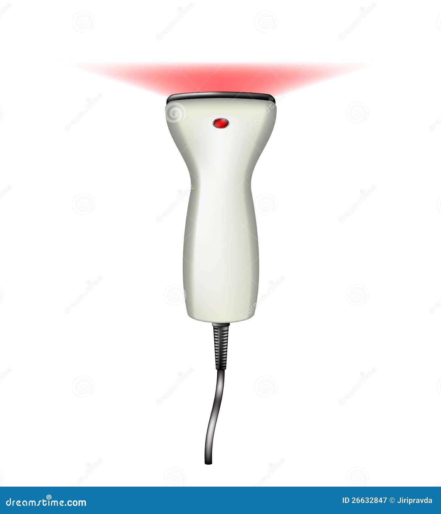 A Scanner For Scanning Of Bar Code Cartoon Vector | CartoonDealer.com ...