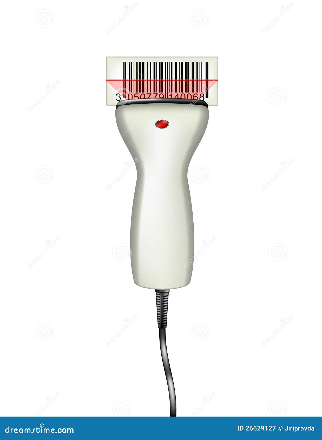 Scanner Of Code Vector Black Icon. Vector Illustration Scan Barcode On ...