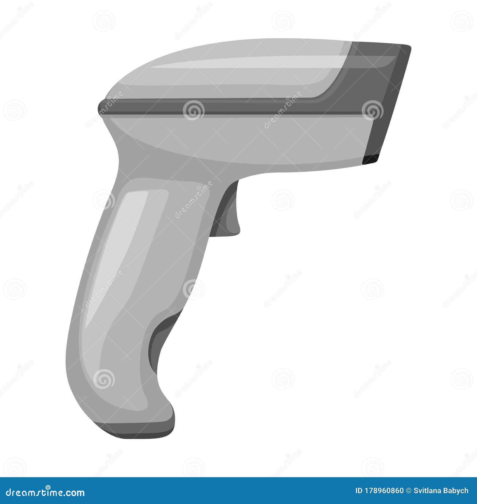Scanner Vector Icon.Cartoon Vector Icon Isolated on White Background ...