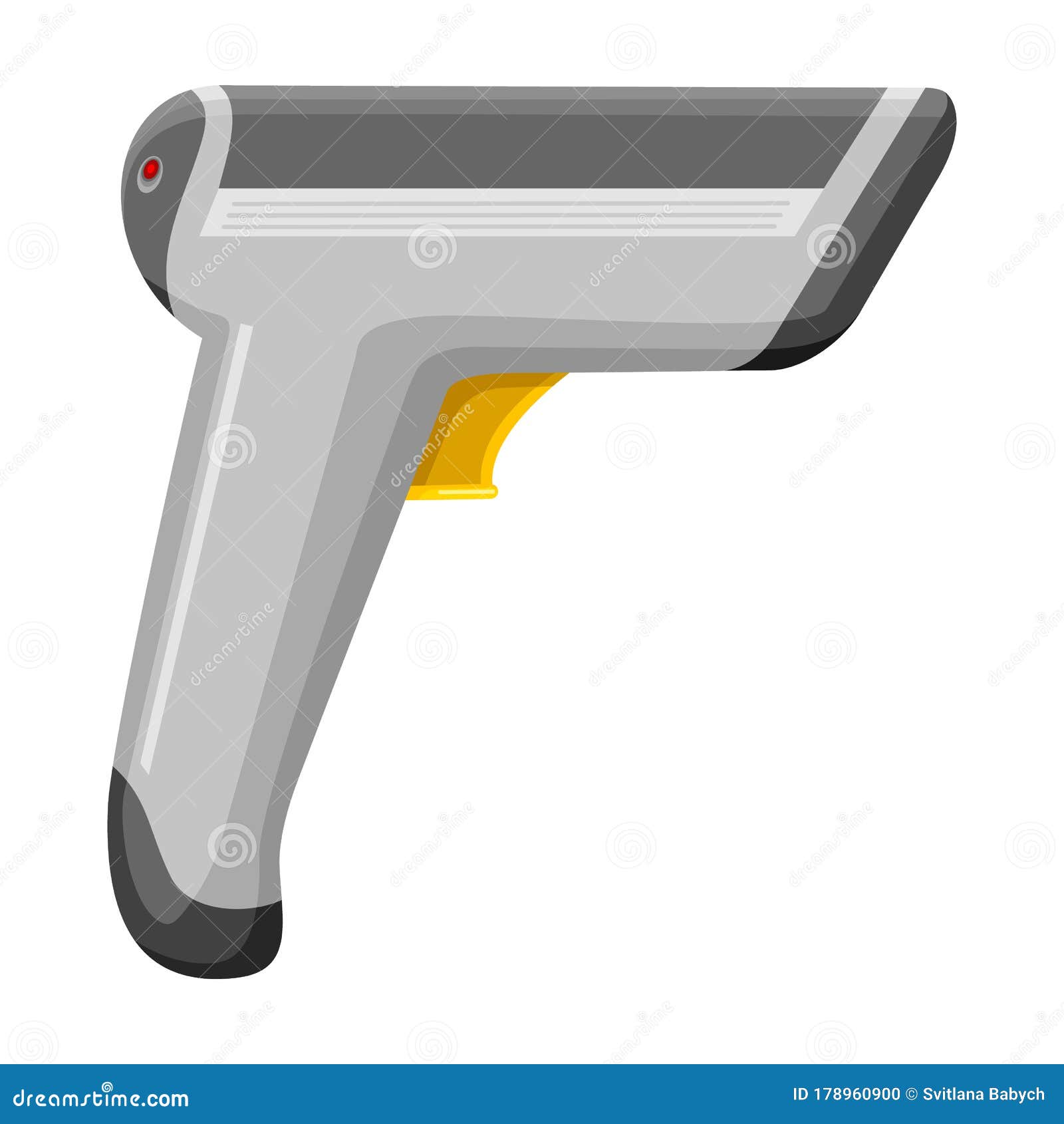 Scanner Vector Icon.Cartoon Vector Icon Isolated on White Background ...