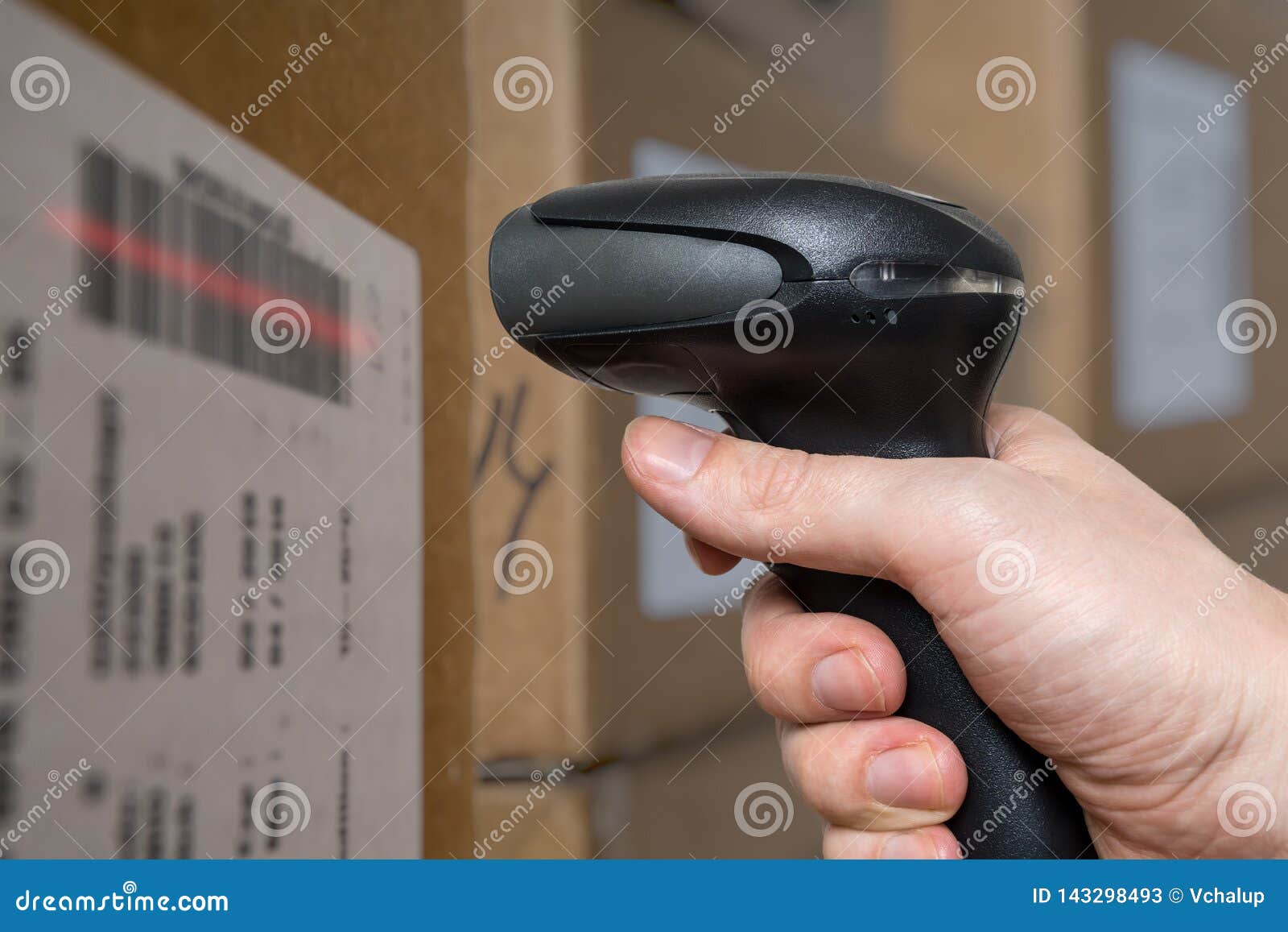 Scanning Barcode with Bar Code Reader on Packages in Warehouse. Stock ... Scanning Barcode with Bar Code Reader on Packages in Warehouse. Stock ...