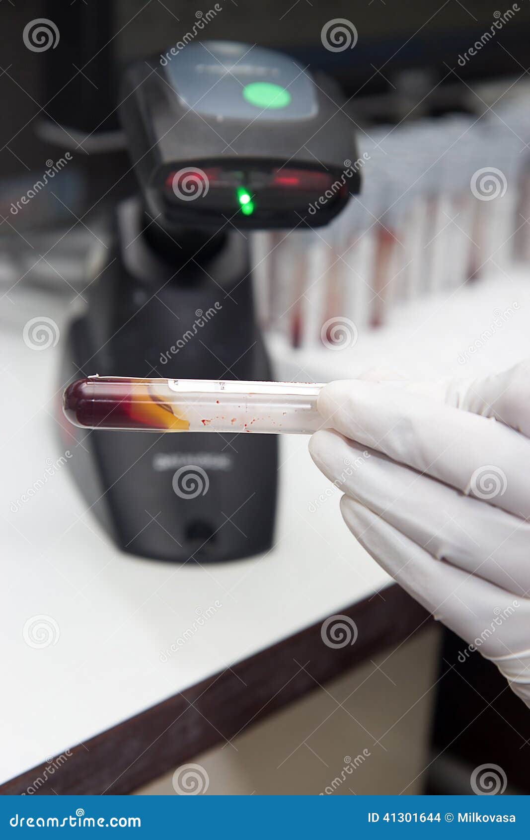 Scanning barcode stock photo. Image of operation, hand - 41301644