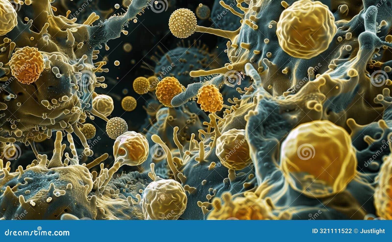 Electron Micrograph Displaying The Compact And Uniform Structure Of ...