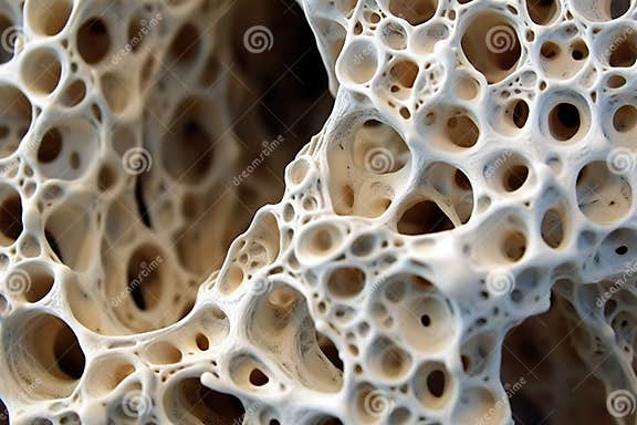Scanning Electron Microscope Bone Tissue Generative AI Stock ...