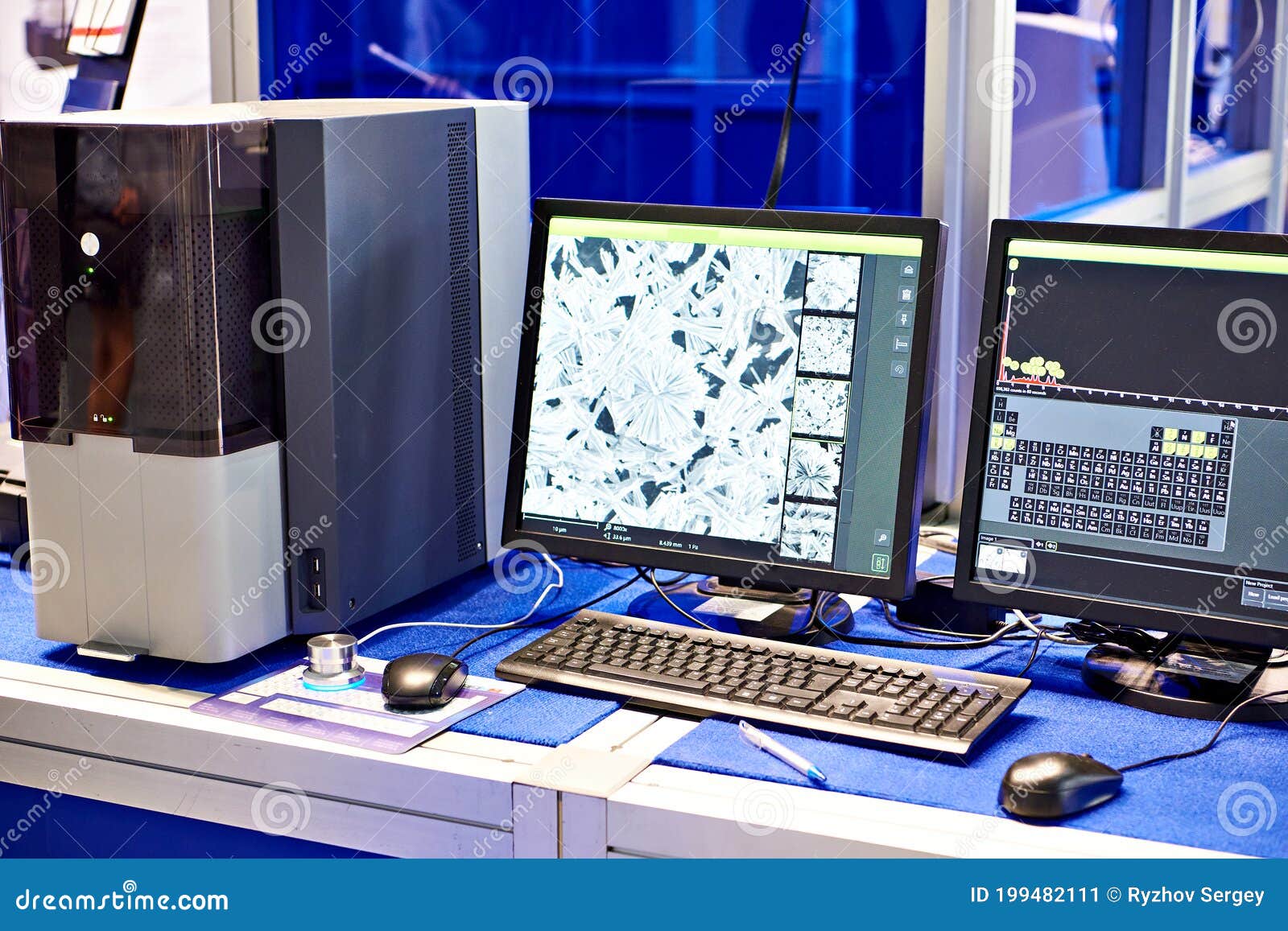 Scanning Electron Microscope Sample Royalty-Free Stock Photo ...