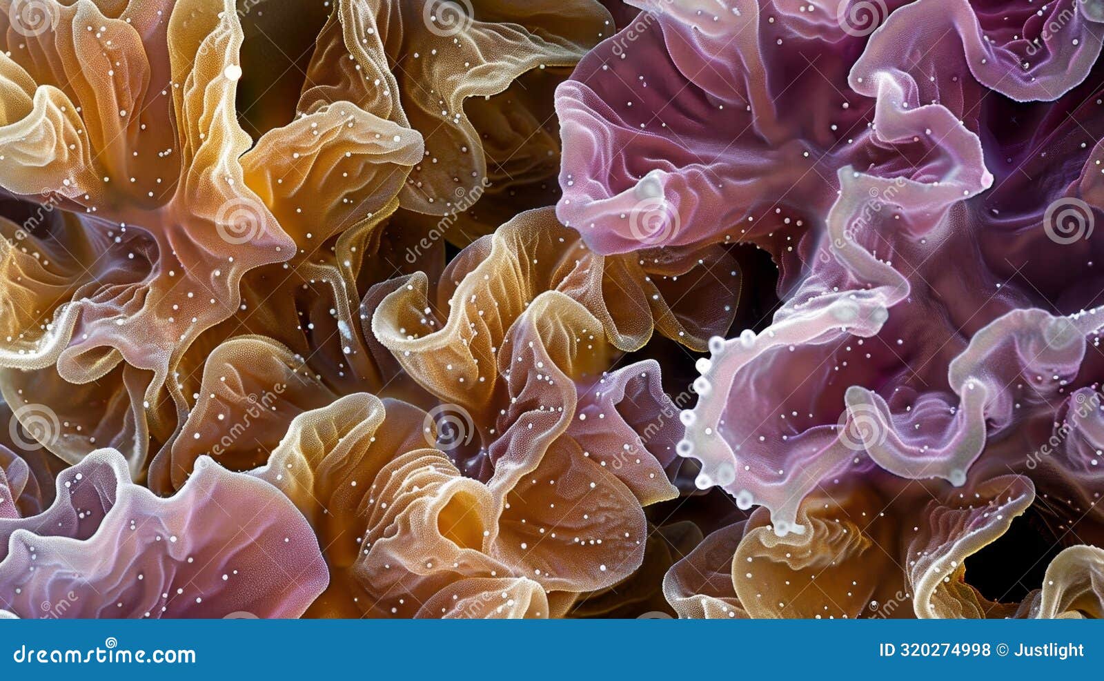 Scanning Electron Microscope Image of Highly Branched Villi in the ...