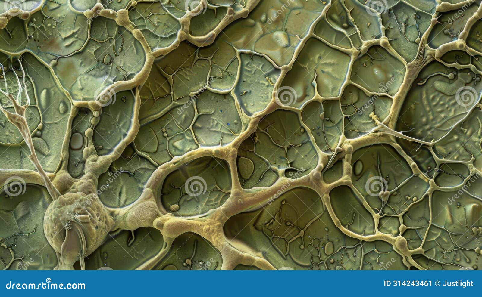 A Scanning Electron Microscope Image of a Plant Roots Epidermal Cells ...