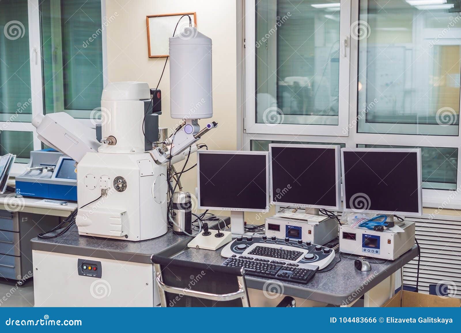 Scanning Scanning Electron Microscope Stock Photography | CartoonDealer ...