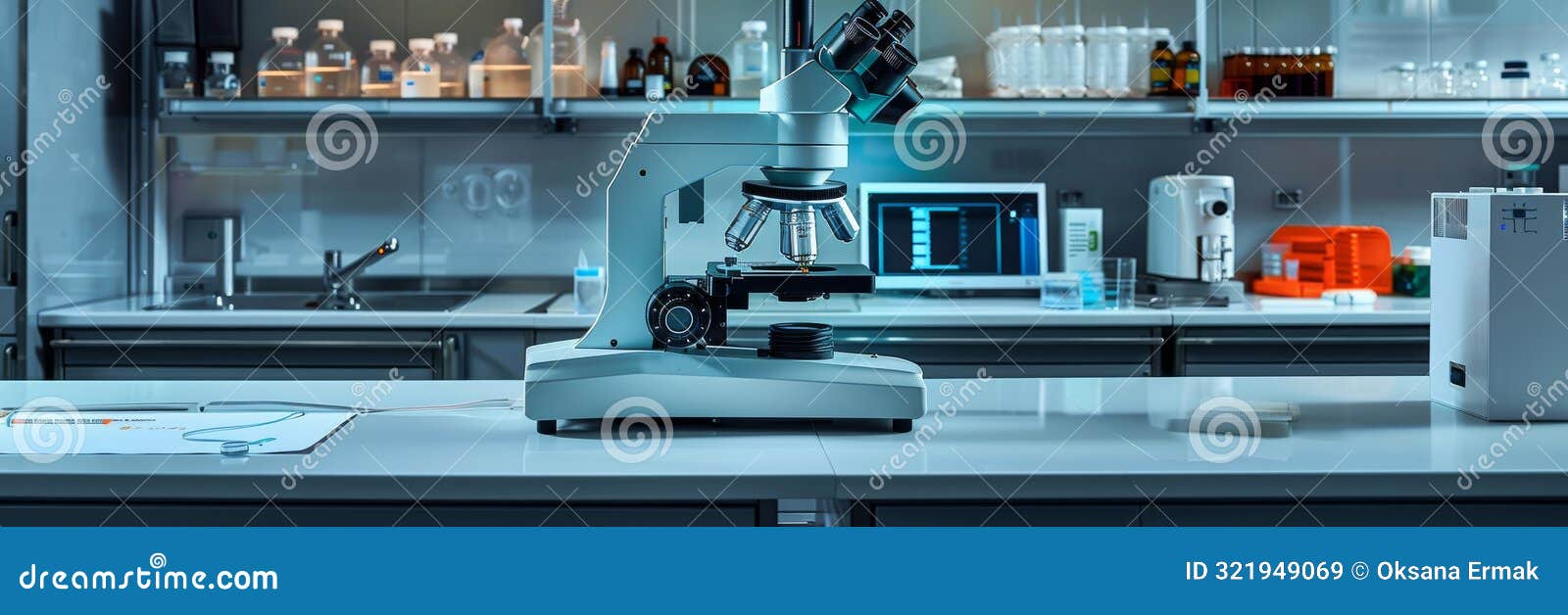 Scanning Electron Microscope in a Physical Lab, Computer Education ...