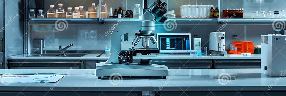 Scanning Electron Microscope in a Physical Lab, Computer Education ...