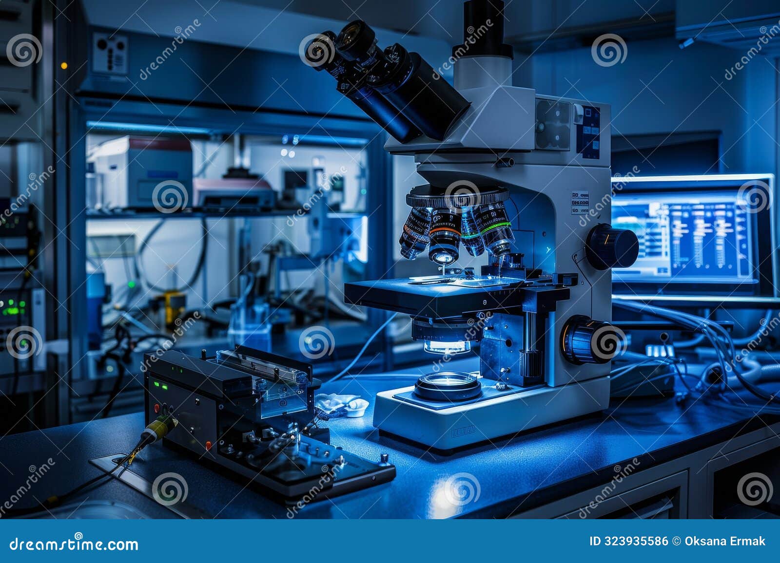 Scanning Electron Microscope in a Physical Lab, Computer Education ...