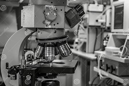 Scanning Electron Microscope in a Physical Lab, Computer Education ...