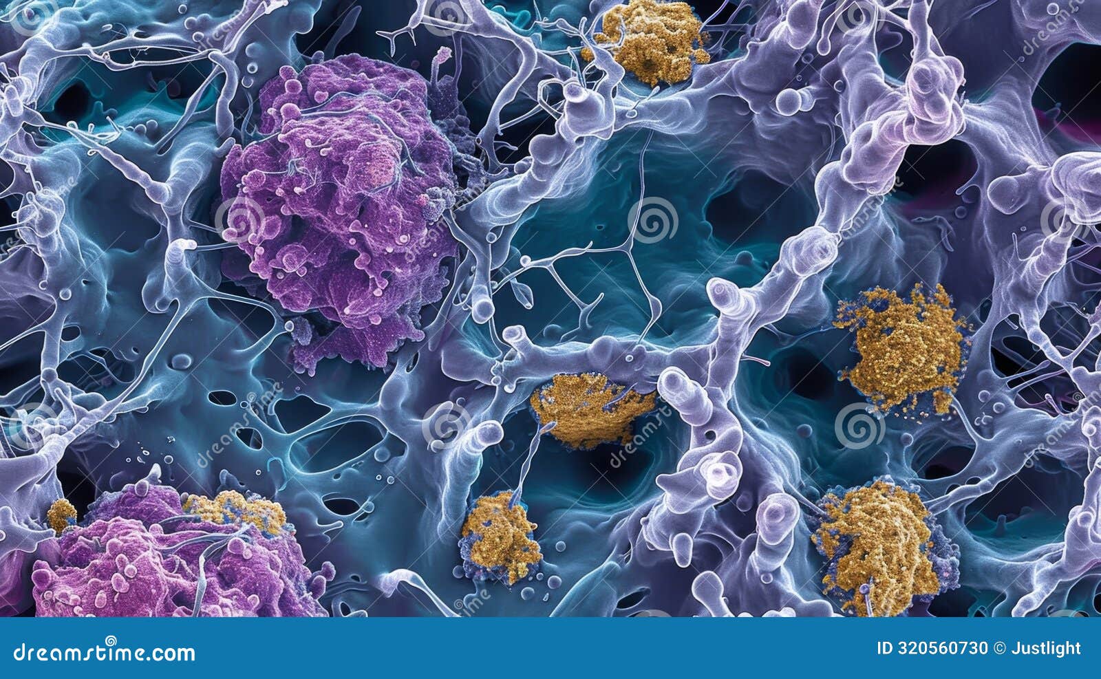 A Scanning Electron Microscopy Image Capturing the Movement of ...