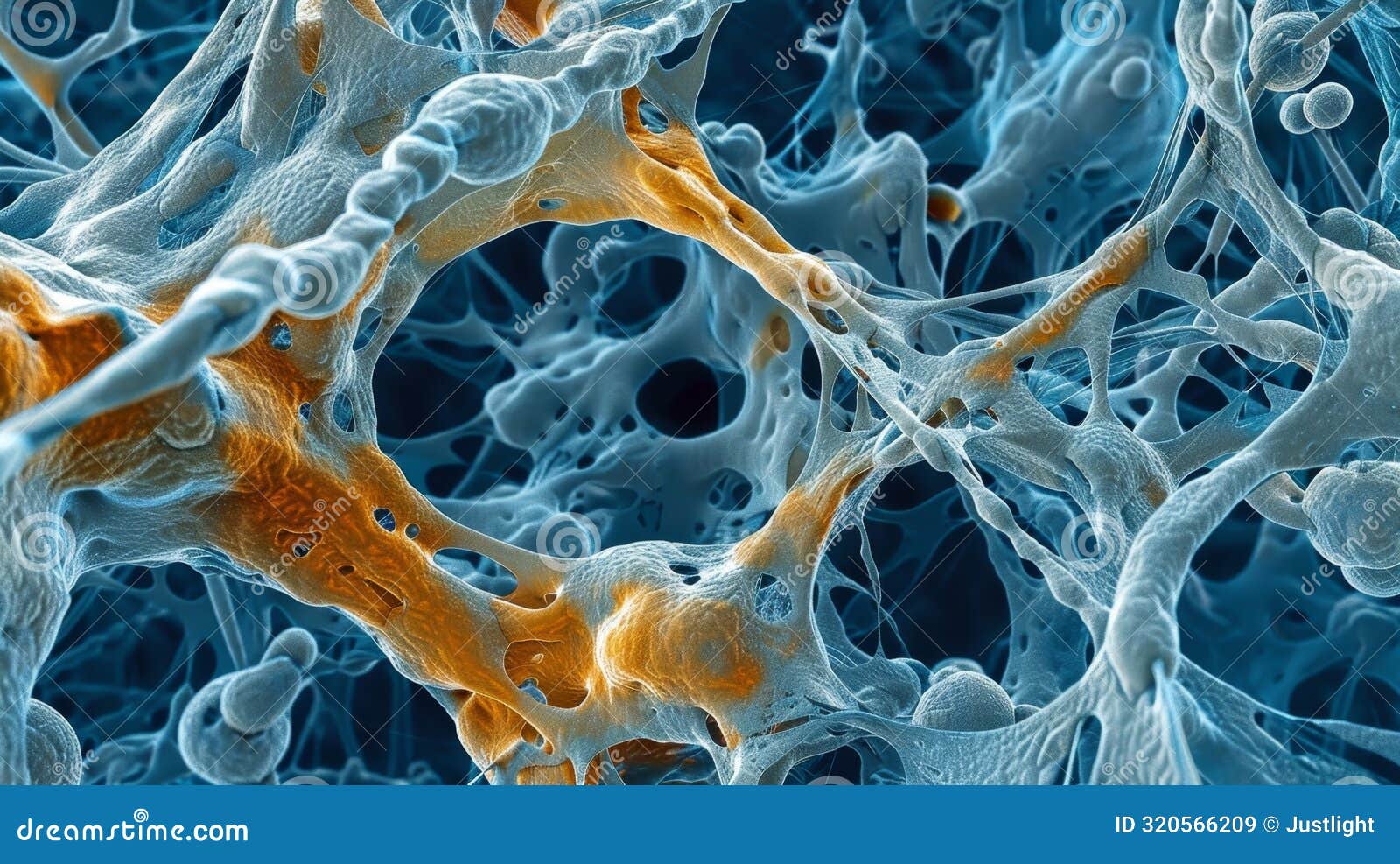 A Scanning Electron Microscopy Image Revealing the Intricate Network of ...