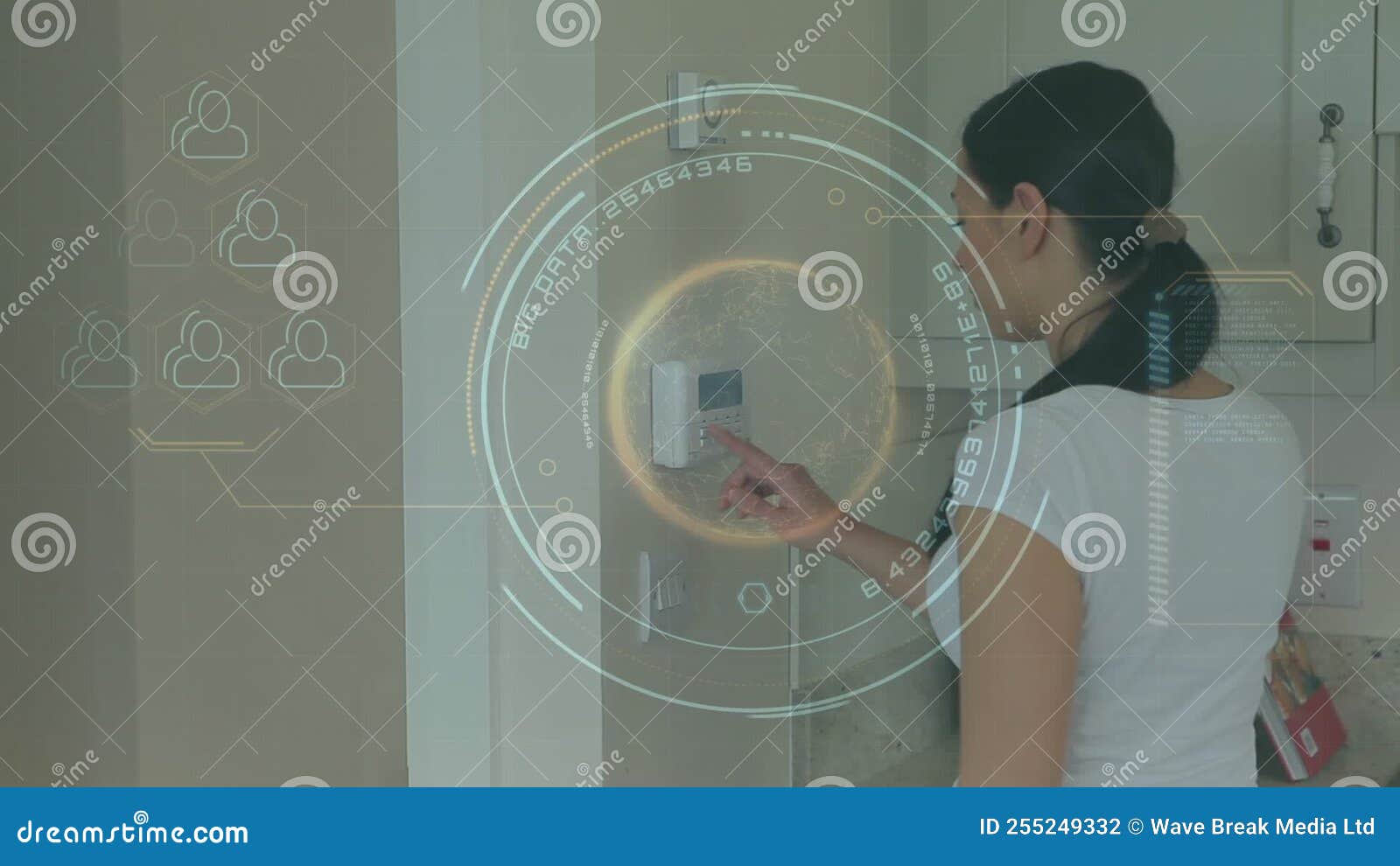 Scanning and home stock footage. Video of design, adult - 255249332