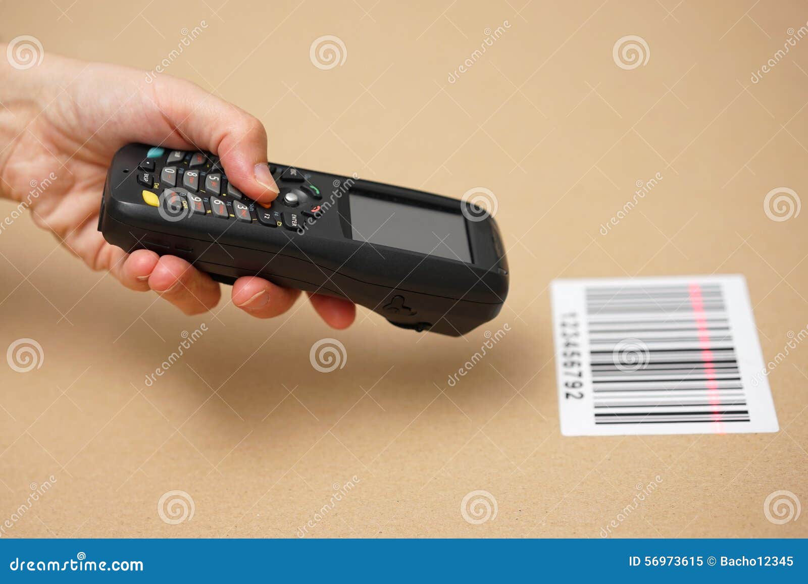 Scanning label stock image. Image of package, intelligence - 56973615