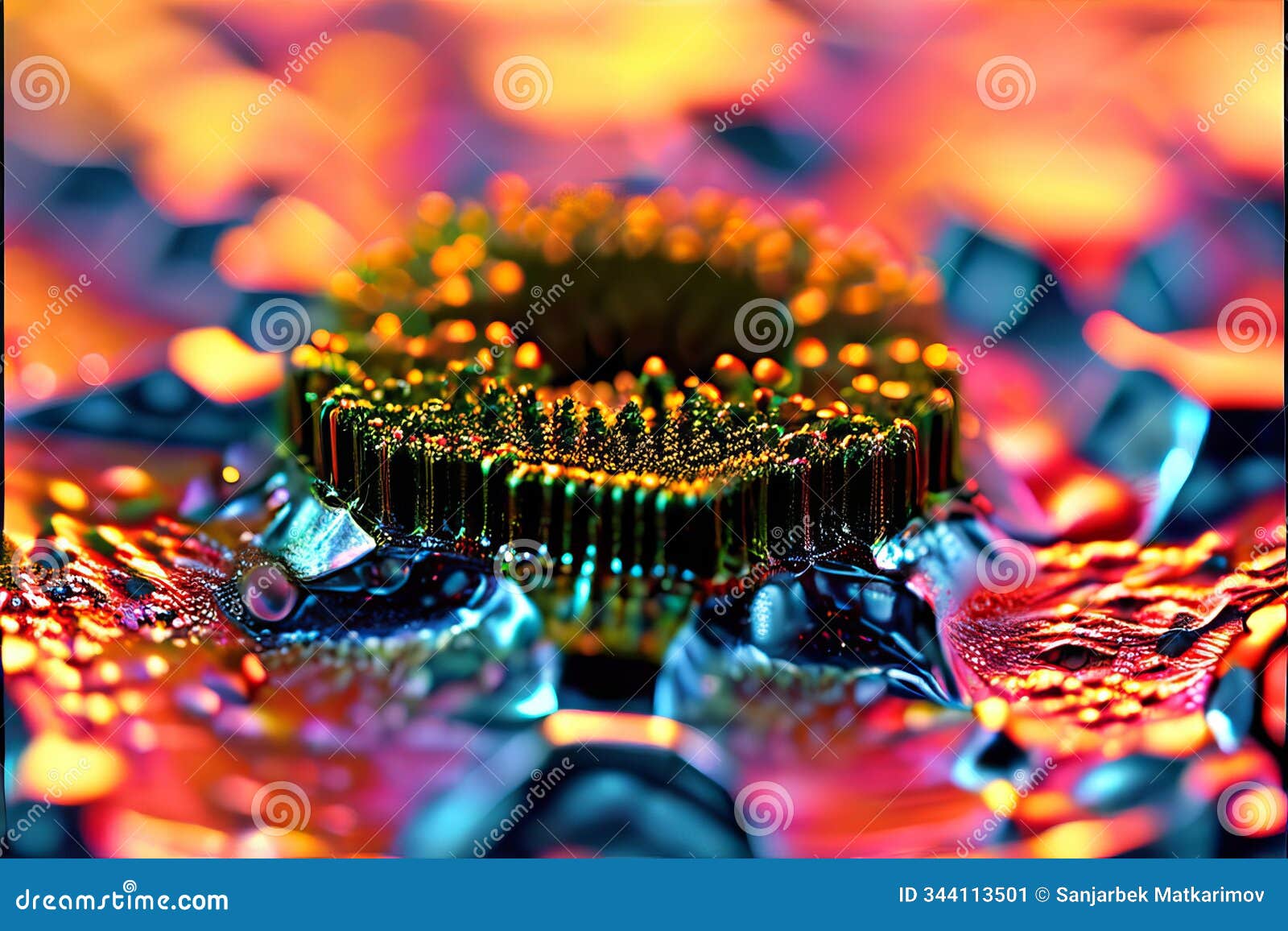 Scanning Tunneling Microscope Stm Image an Stm Image Showing Th Stock ...