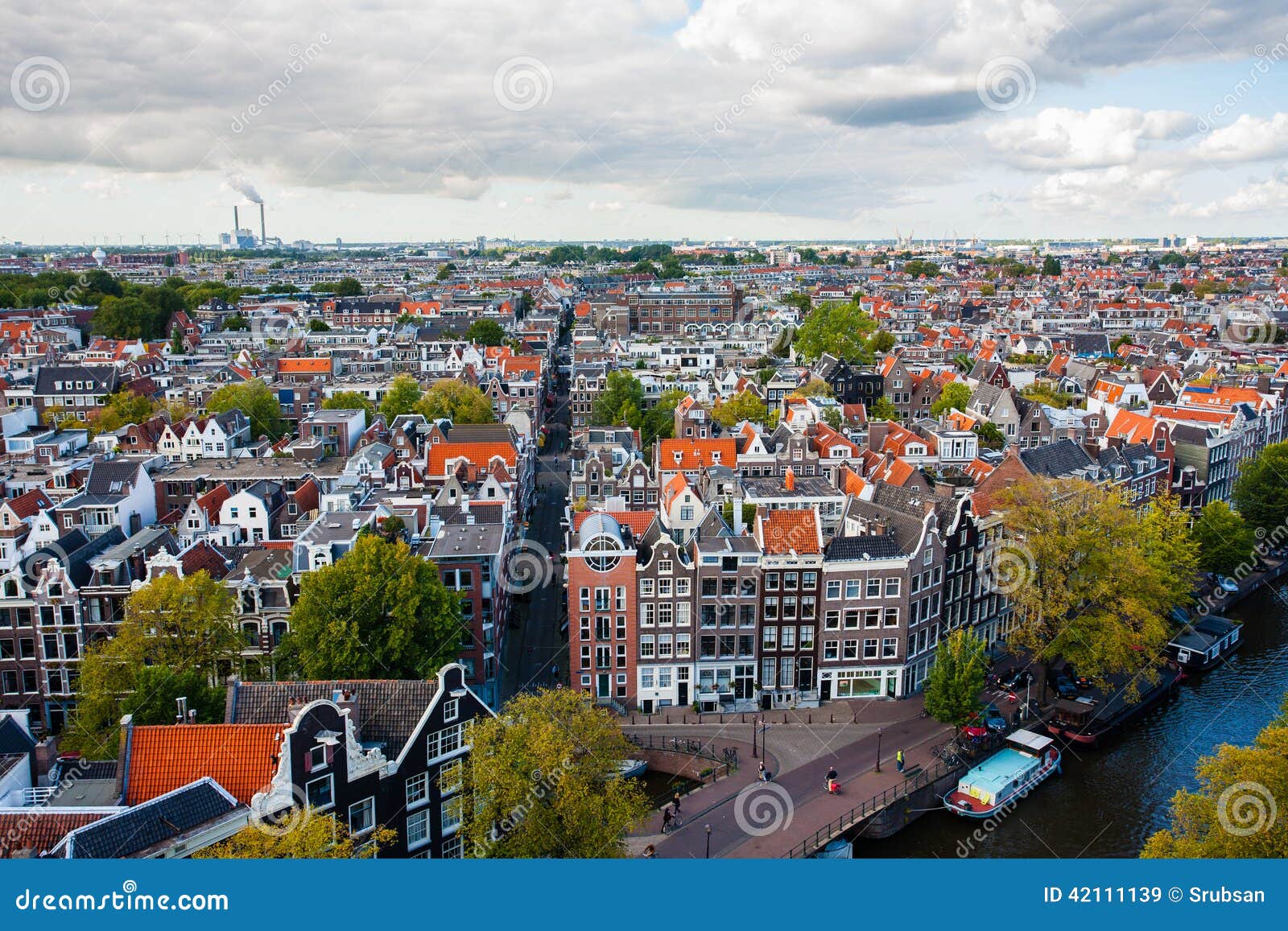 Scape Della Città Di Amsterdam Immagine Stock - Immagine di europa ...