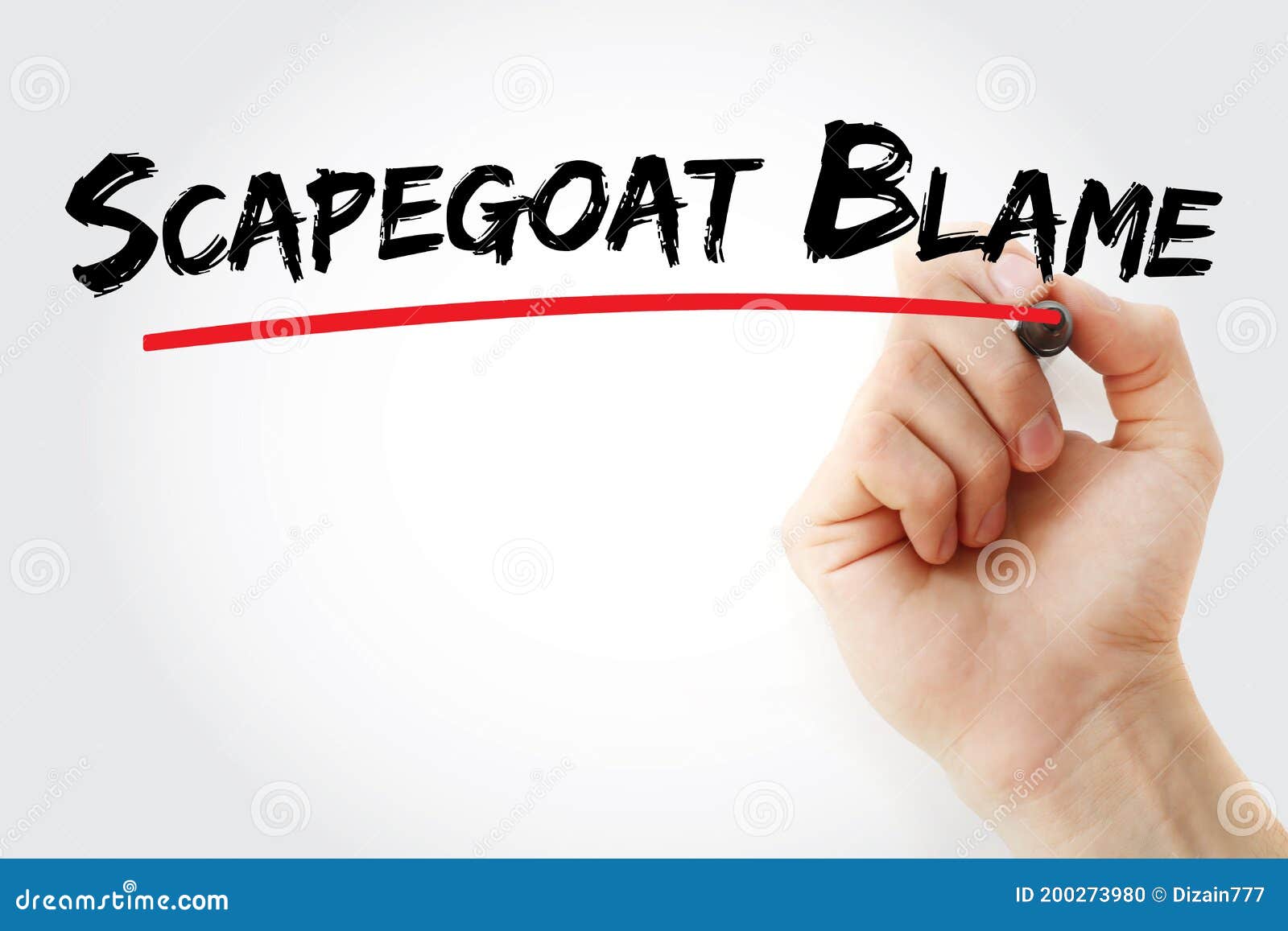 Scapegoat Blame Text with Marker Stock Photo - Image of background ... Scapegoat Blame Text with Marker Stock Photo - Image of background ...