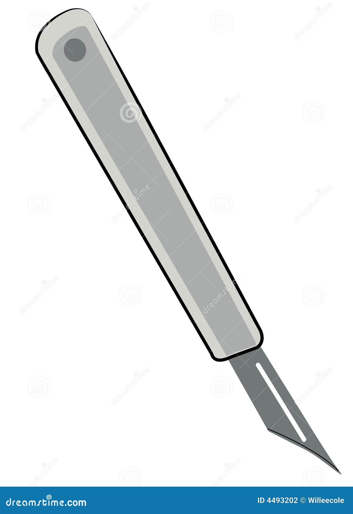 Exacto Knife Illustration