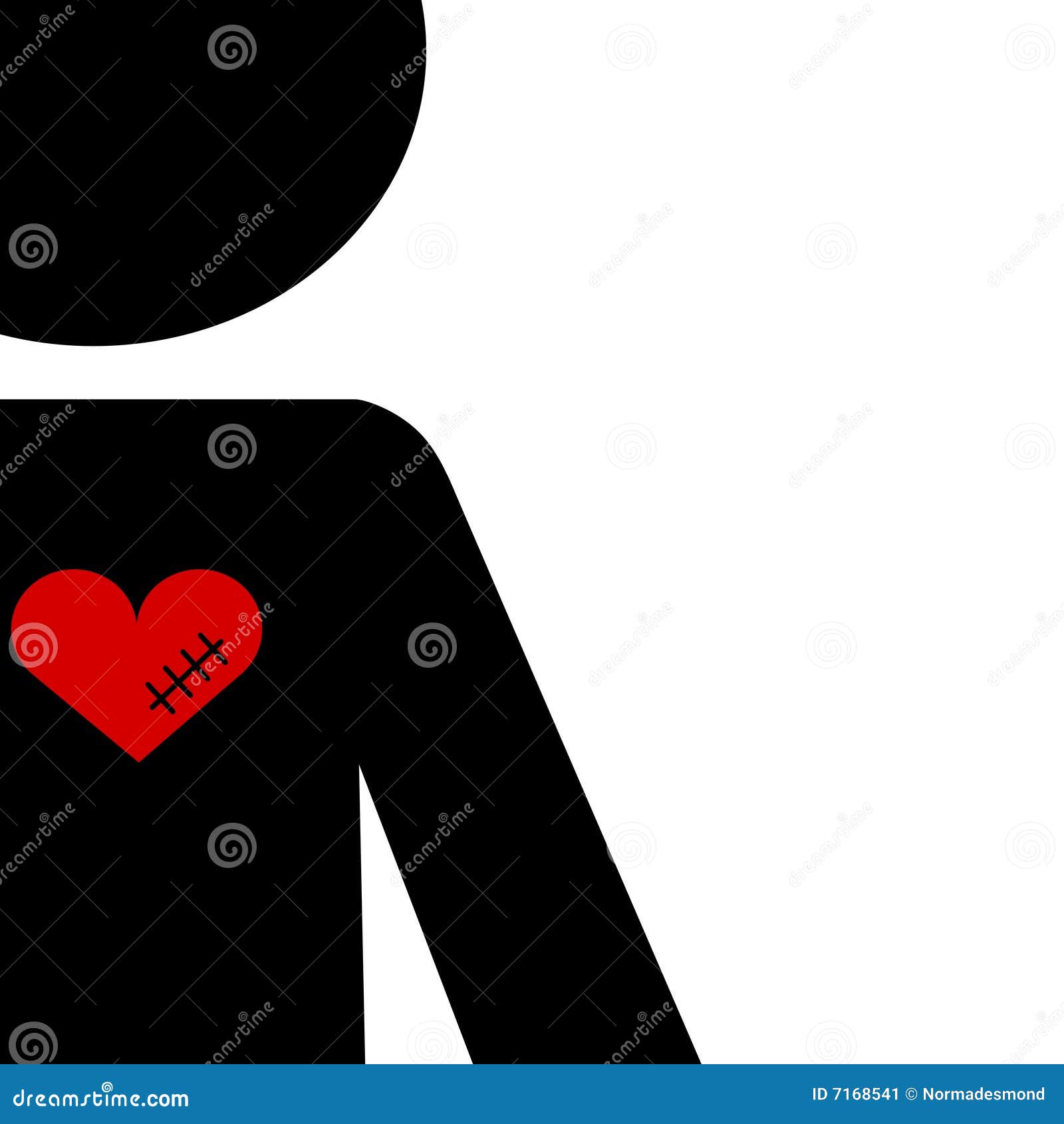 Heart With Scar Royalty-Free Stock Photography | CartoonDealer.com ...