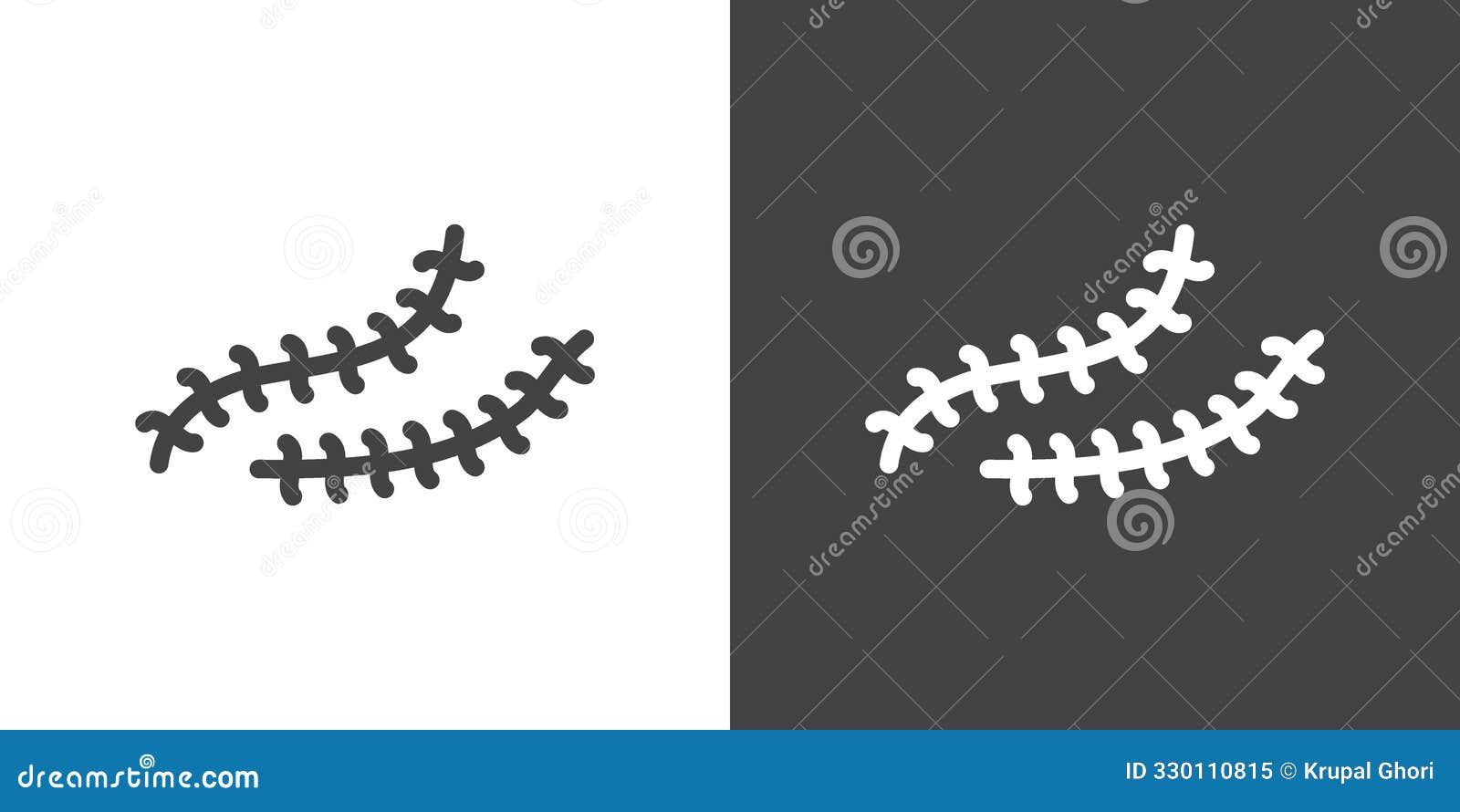 Scar Icon Vector Illustration | CartoonDealer.com #330450288