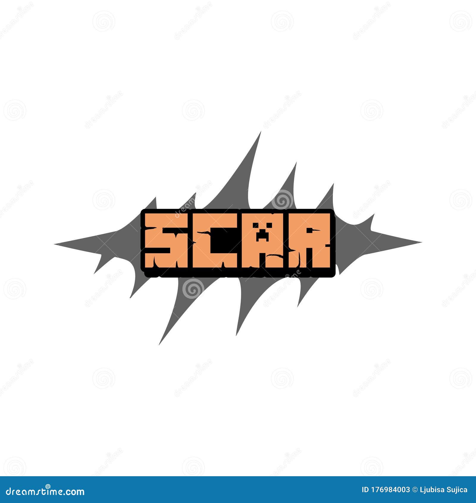 Scar Icon Vector Illustration | CartoonDealer.com #307757522