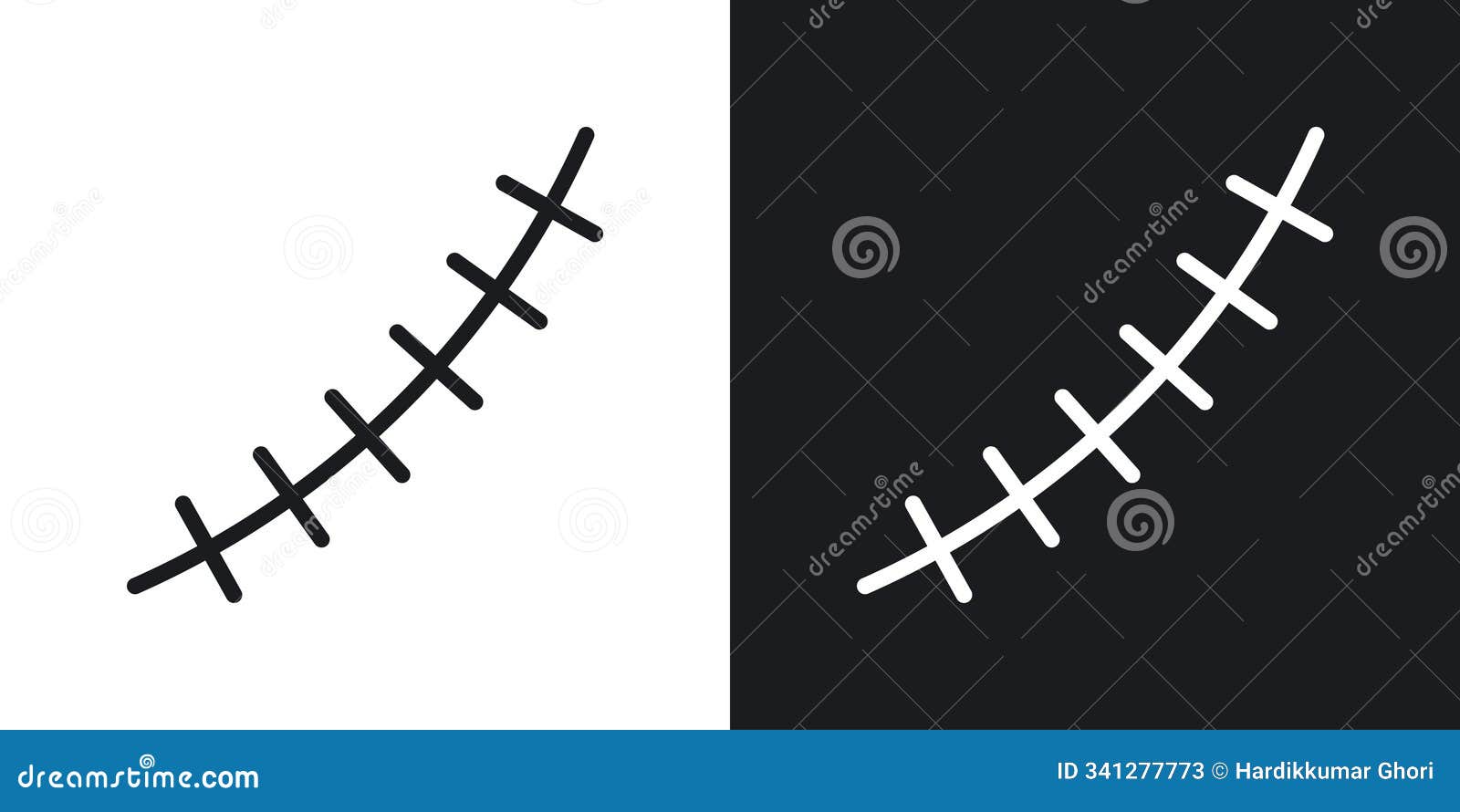 Scar icon stock illustration. Illustration of wound - 341277773