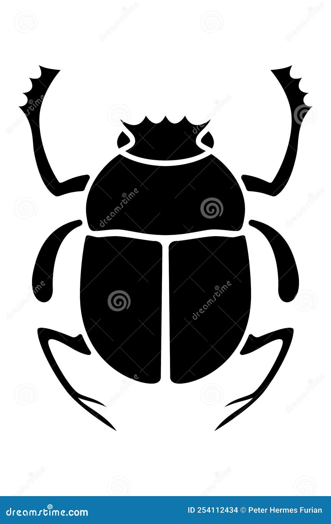 Scarab Symbol, Dung Beetle, Popular Amulet And Seal In Ancient Egypt ...