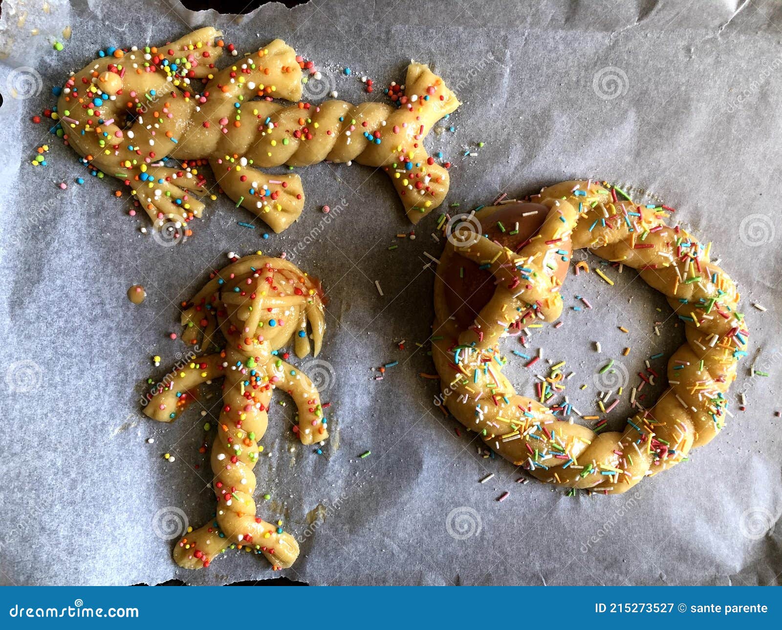 Scarcella, Traditional Easter Pastry Stock Image | CartoonDealer.com ...