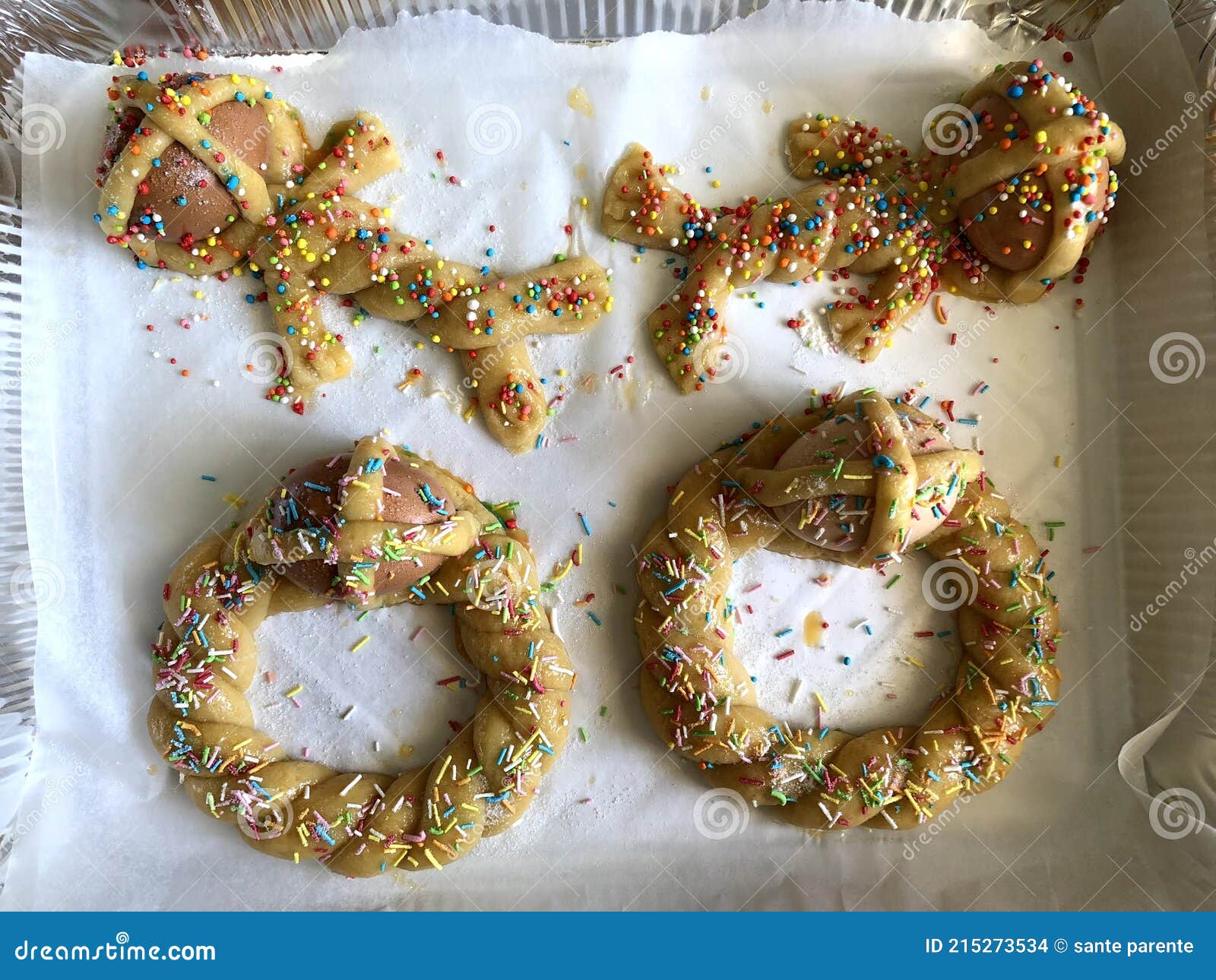 Scarcella, Traditional Easter Pastry Royalty-Free Stock Photo ...