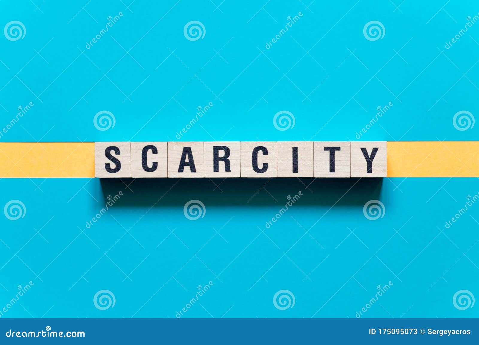 Scarcity Word Concept on Cubes Stock Image - Image of cubes, character ...