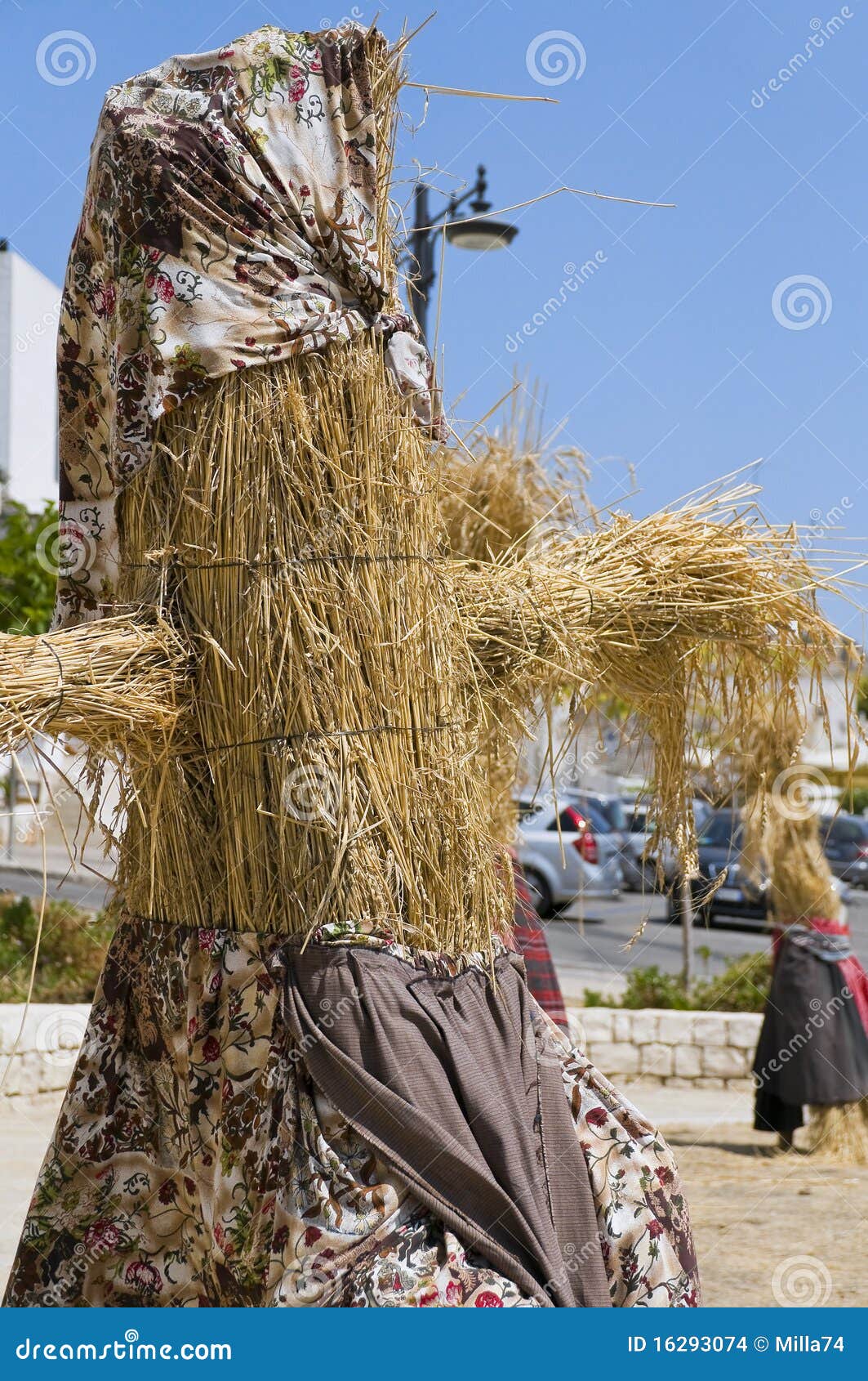 Scarecrow. stock photo. Image of cloth, halloween, detail - 16293074