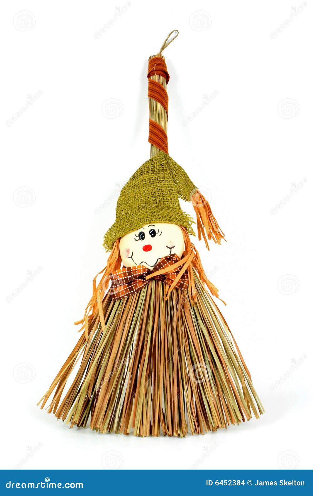 Scarecrow broom stock photo. Image of farming, patch, fall - 6452384