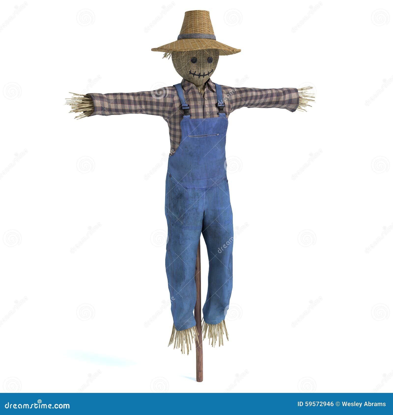 Scarecrow Stock Illustration - Image: 59572946