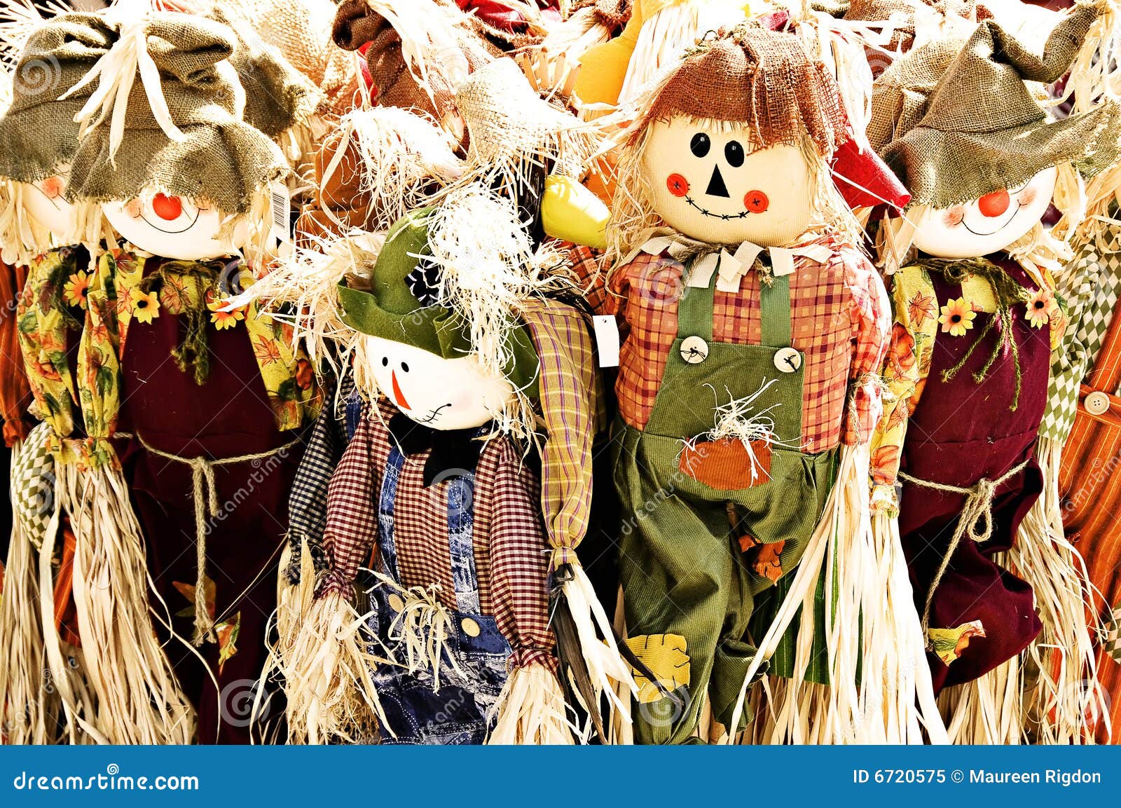 Scarecrow Family stock image. Image of rural, fall, fantasy - 6720575