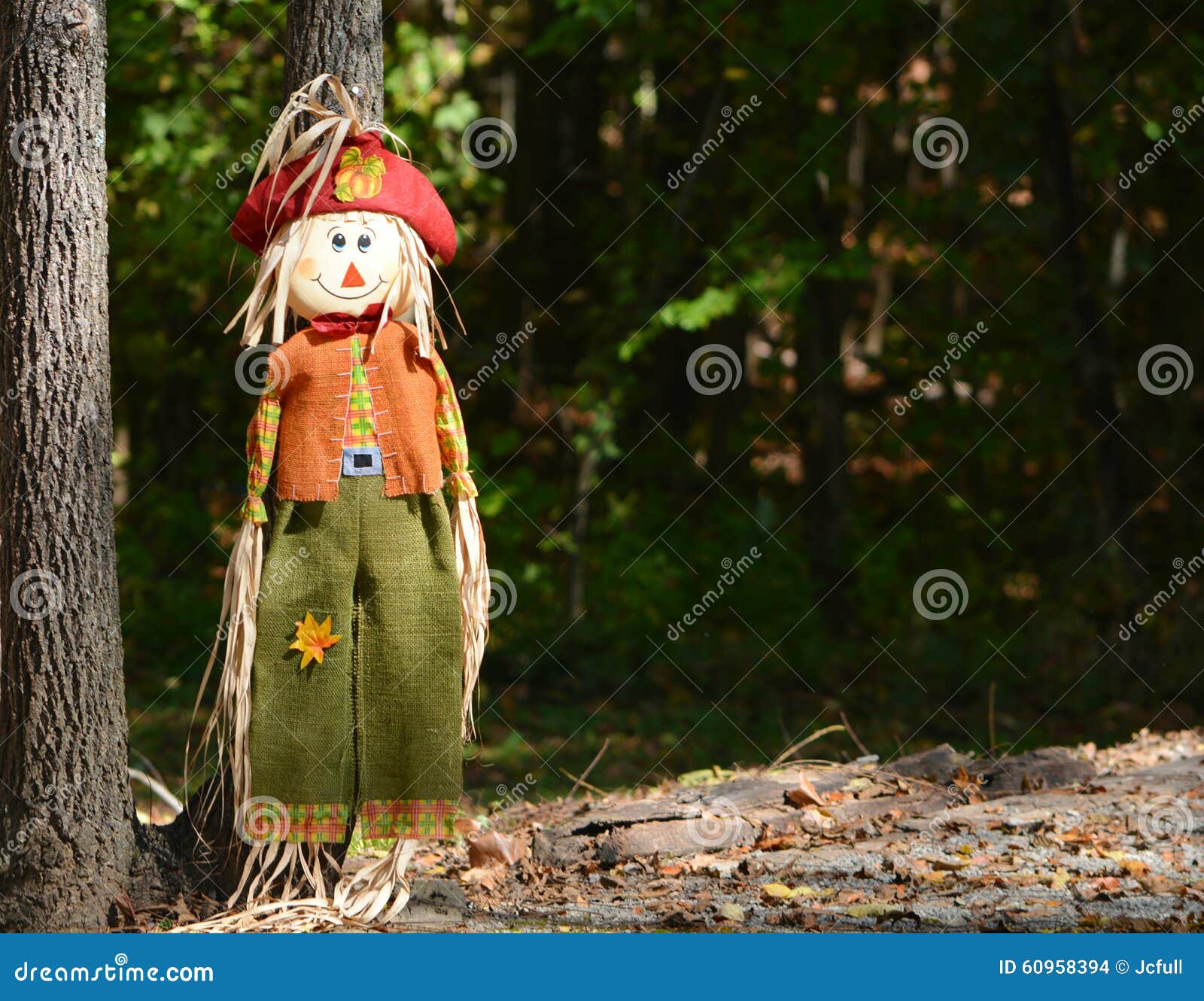 Scarecrow Leaning Against Tree Stock Photos - Free & Royalty-Free Stock ...