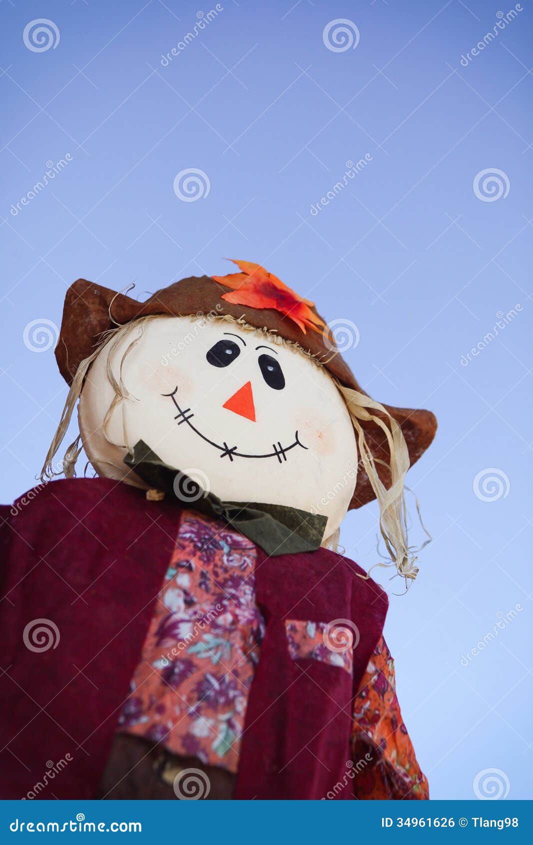 Scarecrow stock photo. Image of work, looking, blue, scarecrow - 34961626