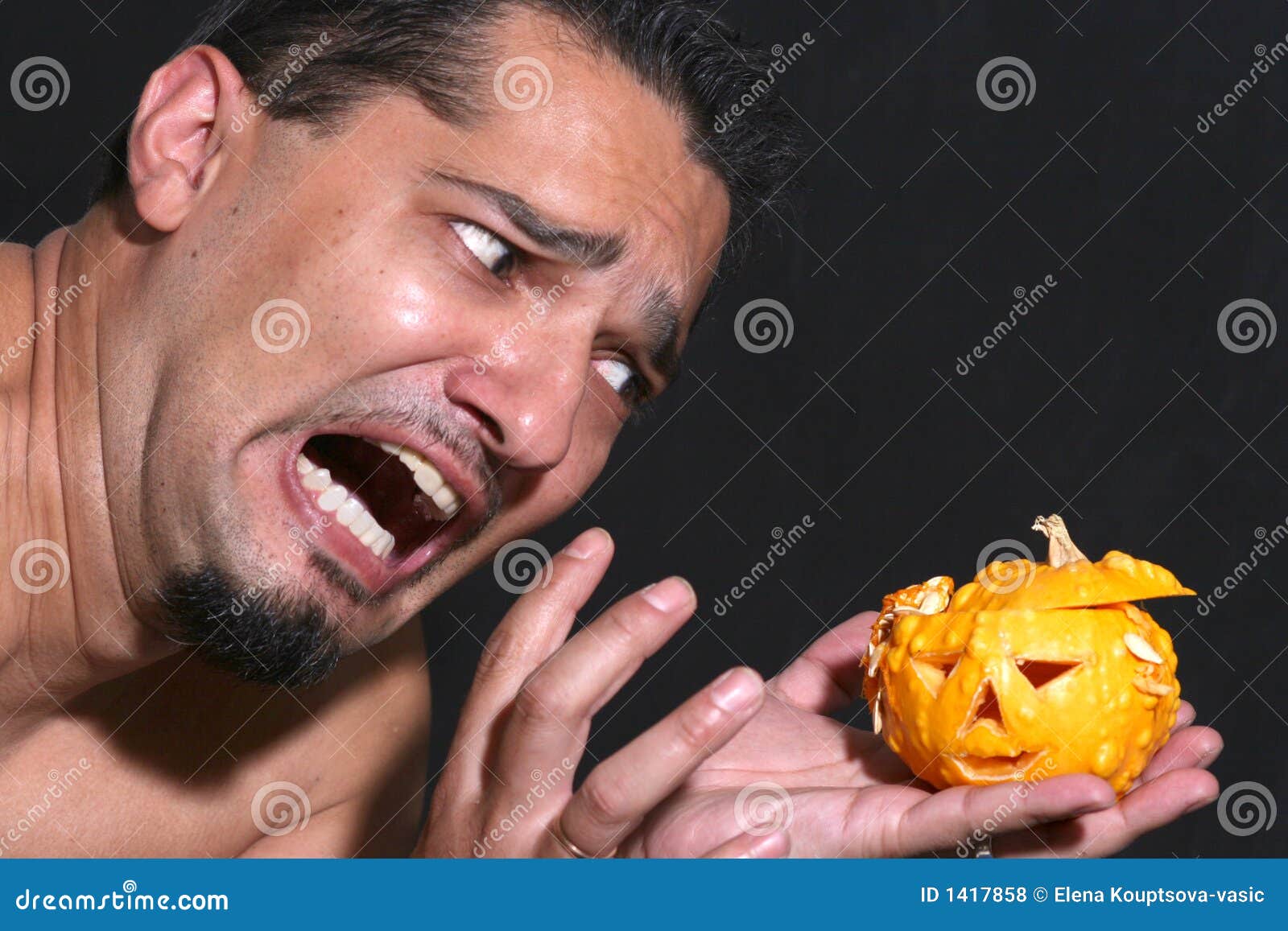 Scared stock photo. Image of funny, tradition, humorous - 1417858