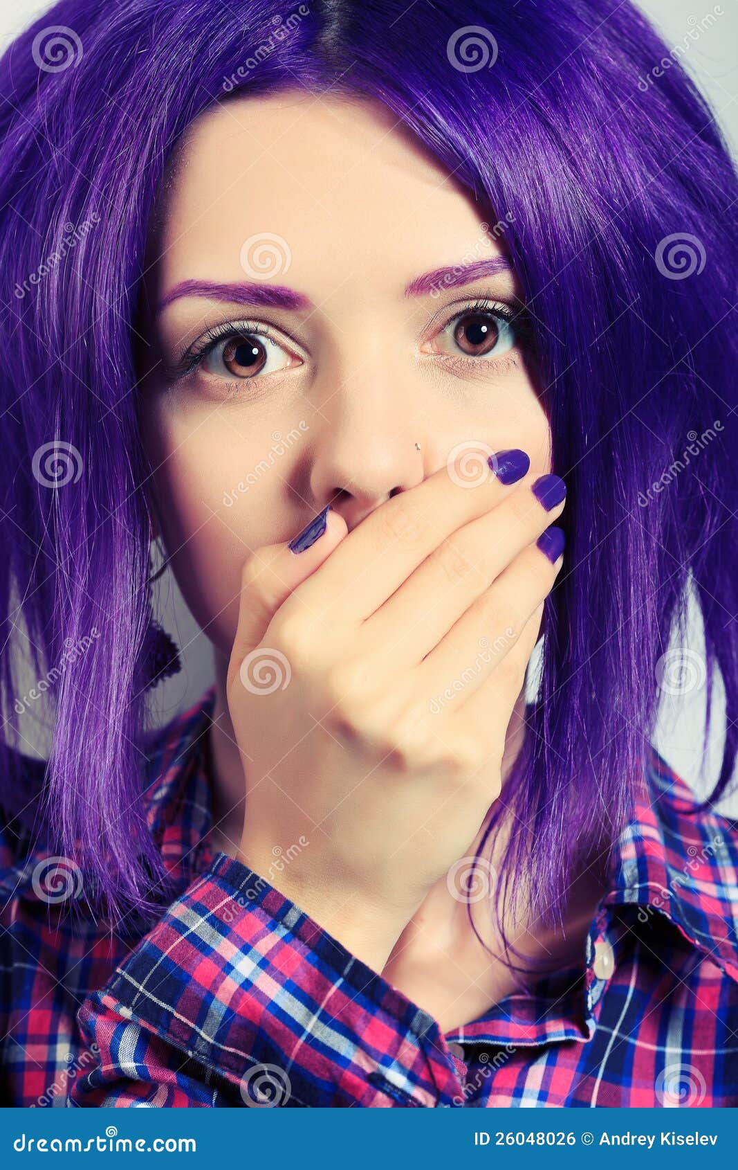 Scared stock photo. Image of portrait, haircut, person - 26048026