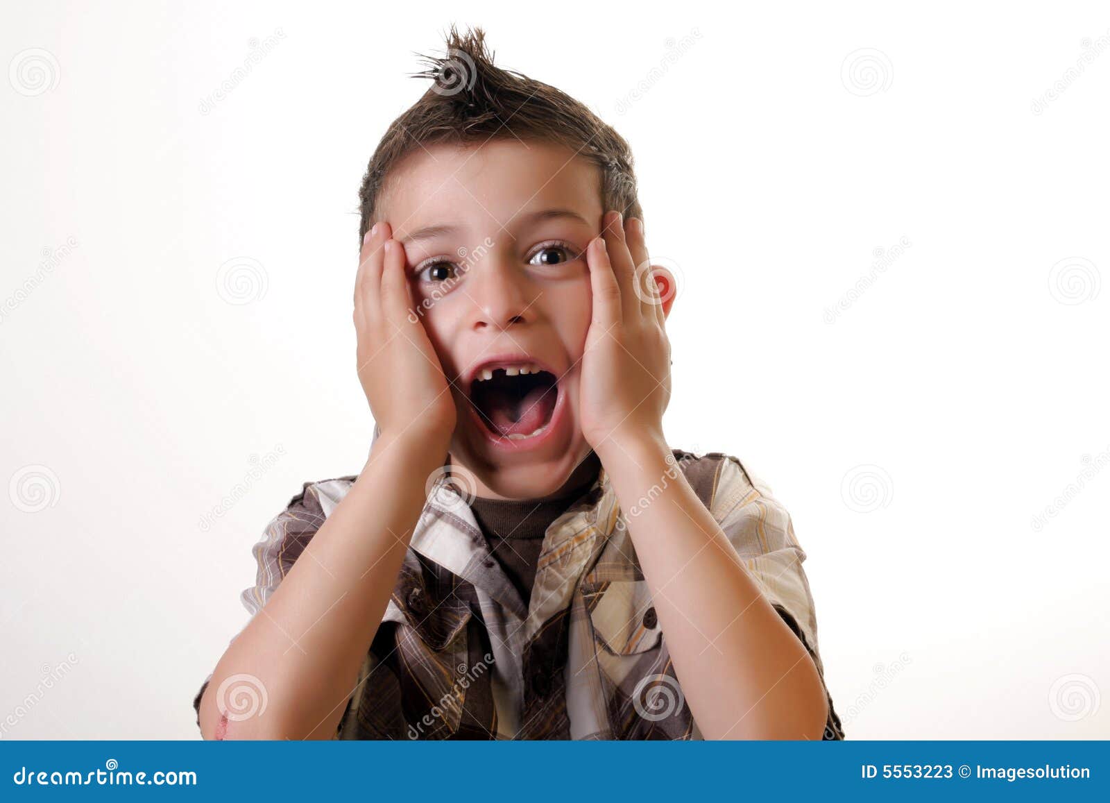 Scared stock image. Image of pretty, smiling, scared, portrait - 5553223