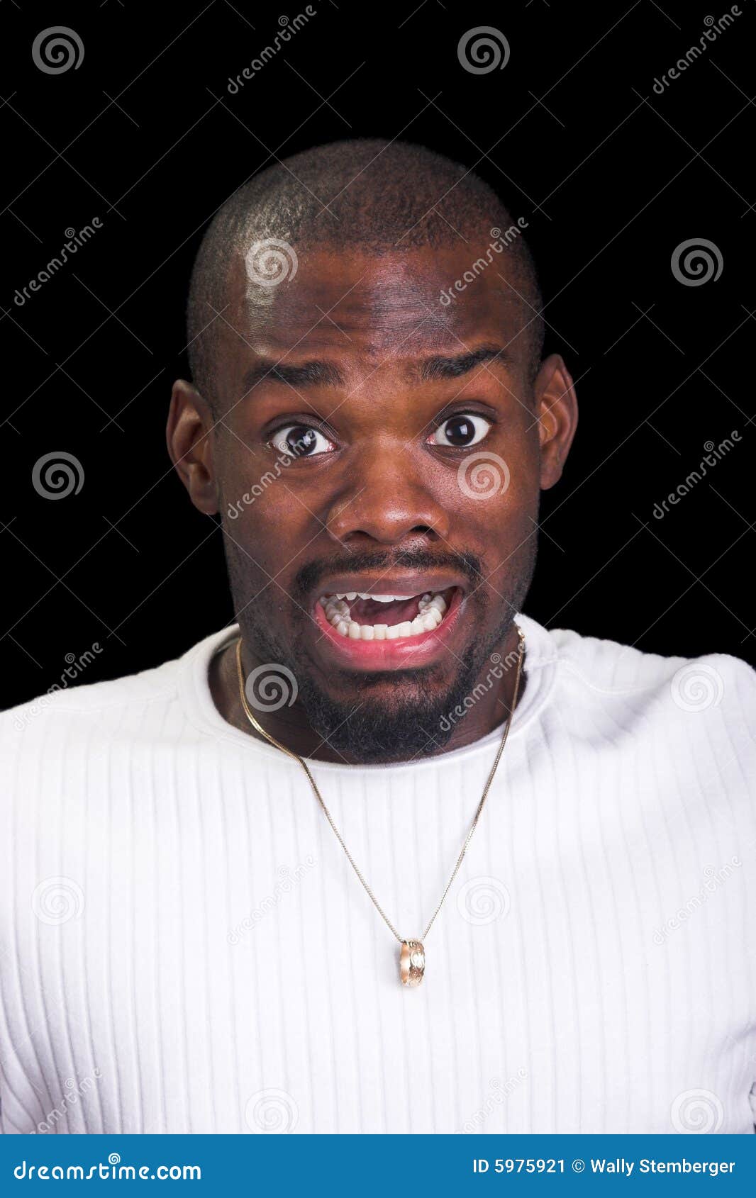 Scared stock image. Image of american, surprised, nose - 5975921