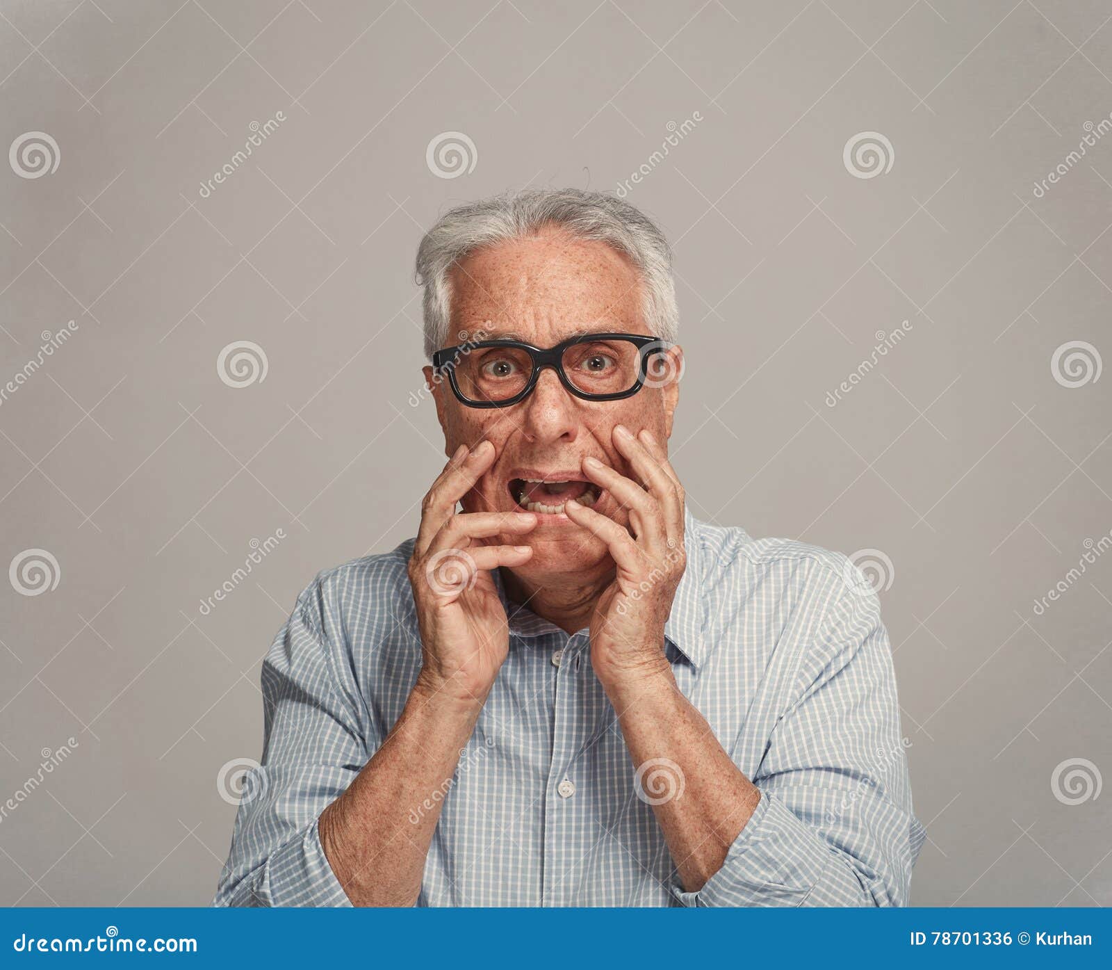 Scared Afraid Shocked Handsome Man Guy. Stock Photography ...