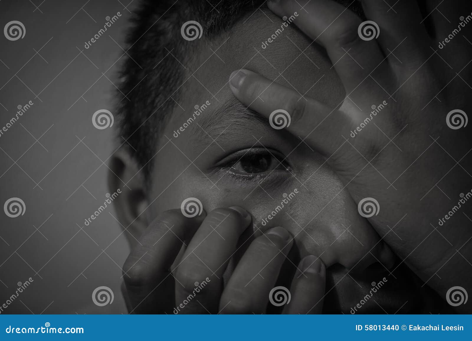 Scared and alone stock photo. Image of child, person - 58013440