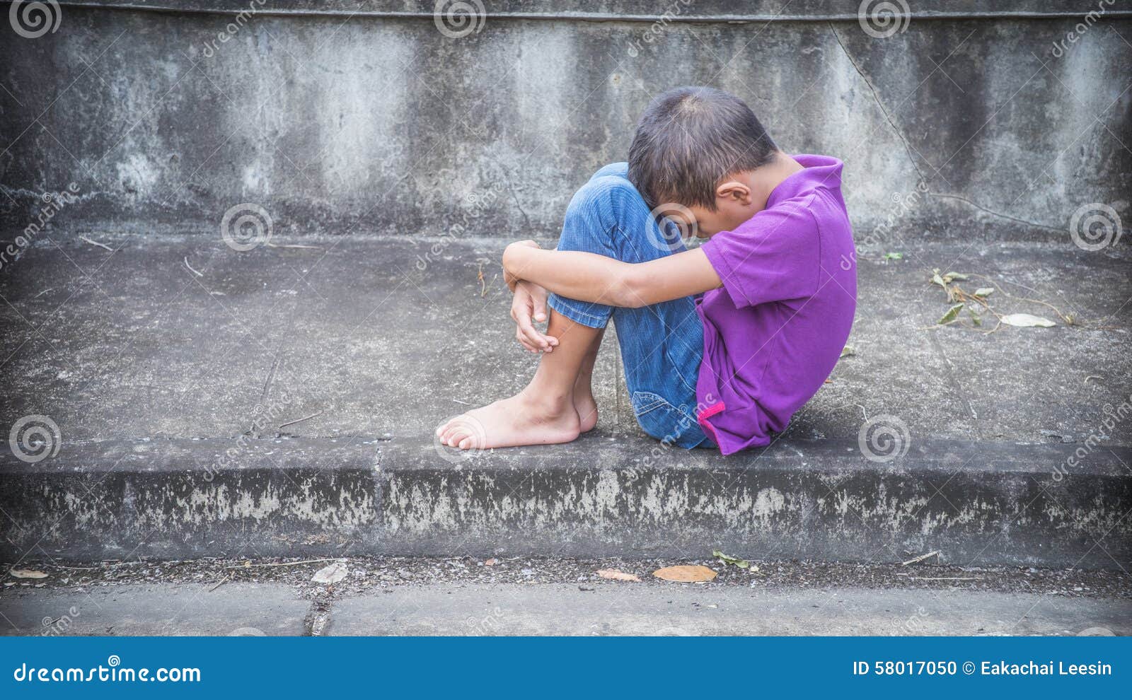 Scared and alone stock photo. Image of depression, person - 58017050
