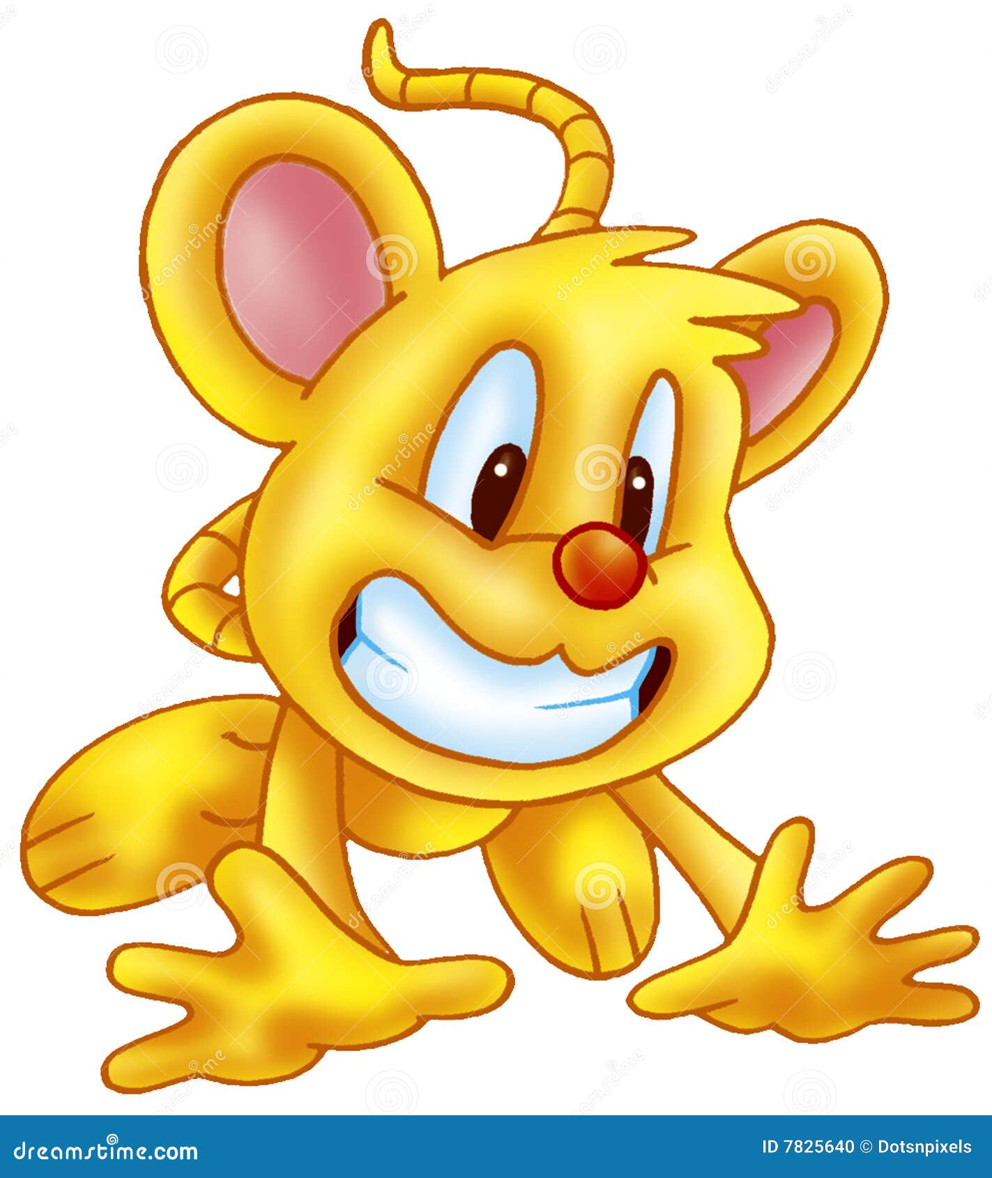 Scared animal stock illustration. Illustration of expression - 7825640