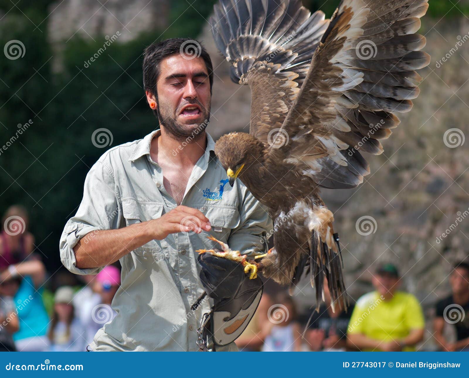 Scared Bird Trainer editorial photography. Image of protective - 27743017