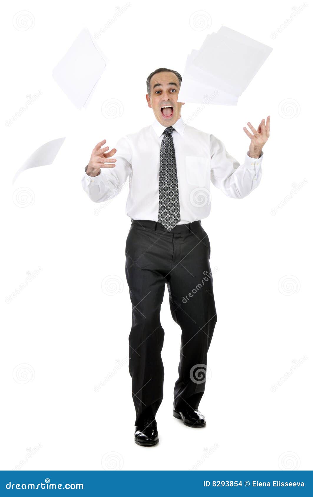 Scared businessman stock photo. Image of aged, horrified - 8293854