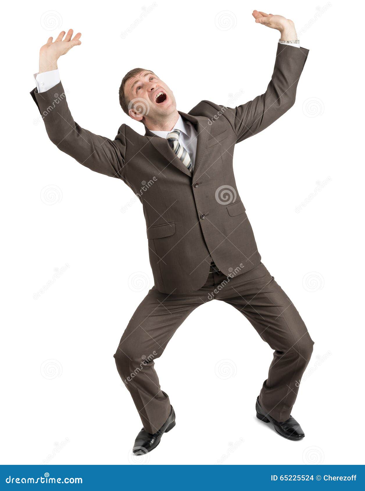 People Looking Up Scared